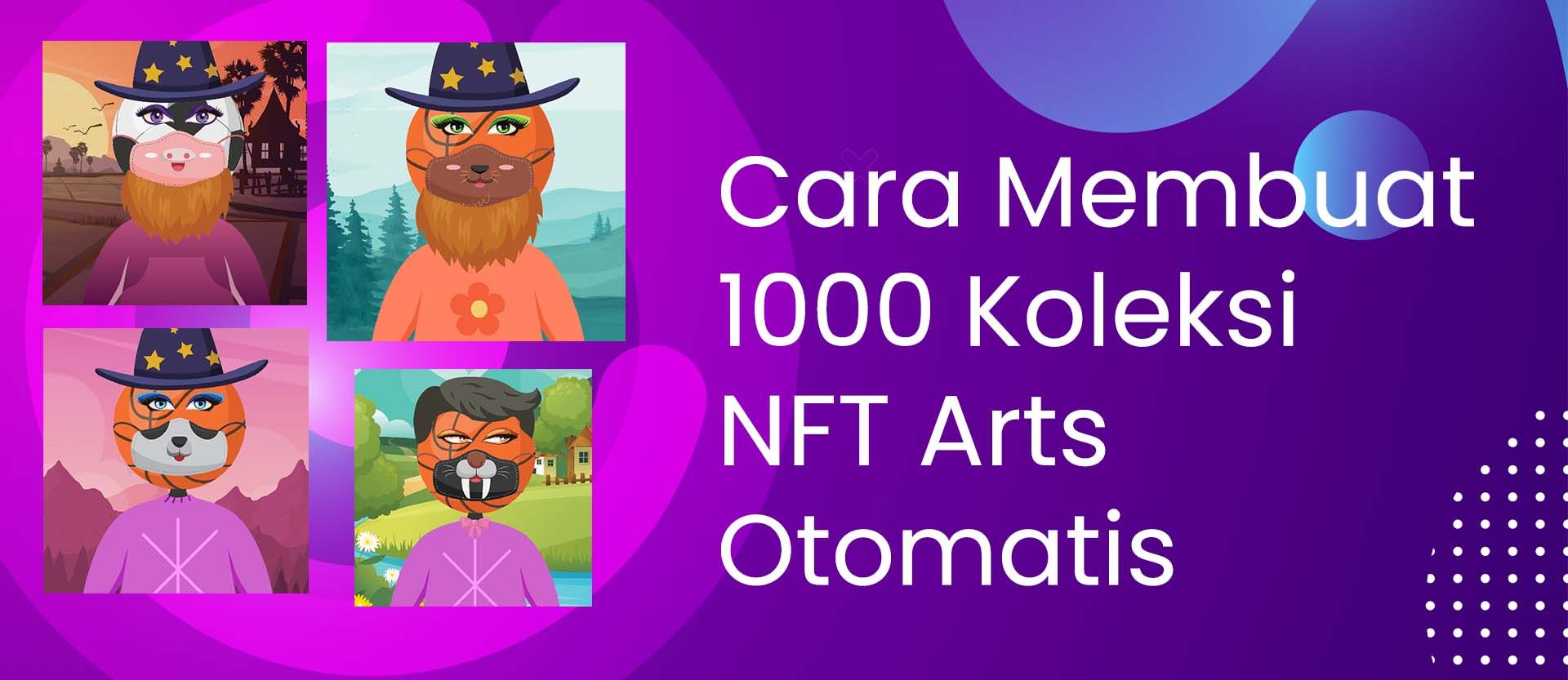 Cara Membuat 1000 Koleksi NFT Arts Otomatis - Leravio